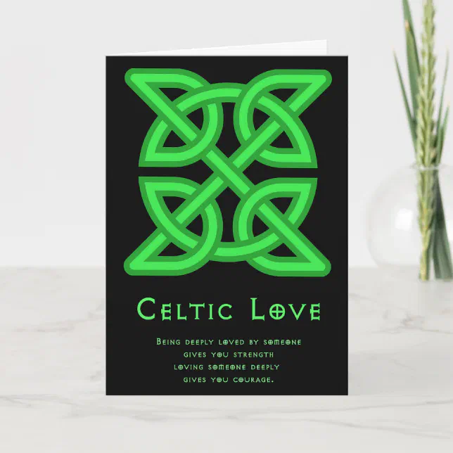 Celtic Love Greeting Card | Zazzle