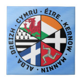 Celtic Nations Flags Ceramic Tile | Zazzle