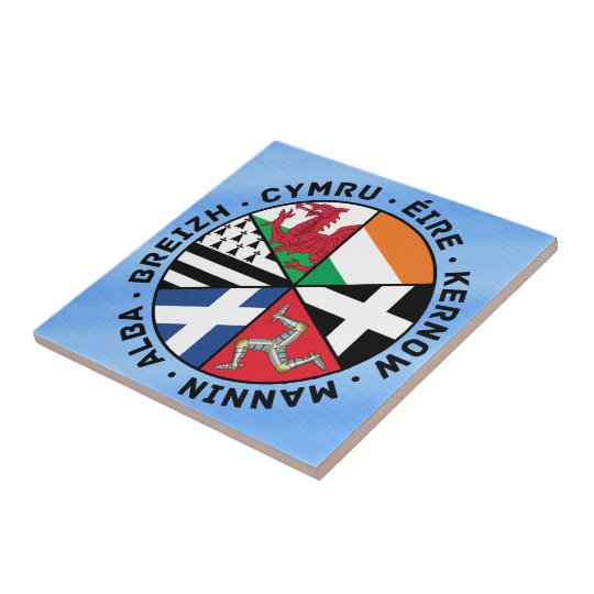 Celtic Nations Flags Ceramic Tile | Zazzle.com
