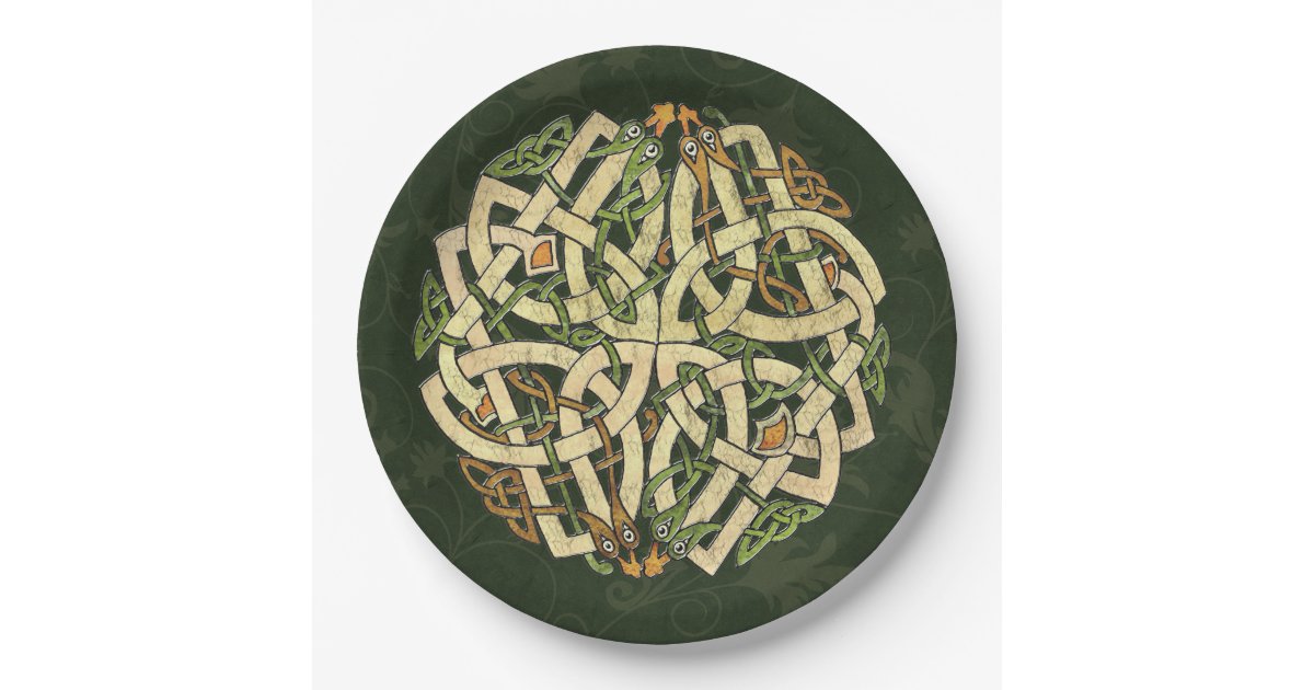 Celtic Ornament Paper Plates | Zazzle