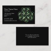 Celtic Shamrock Design 2 Irish Business Card | Zazzle