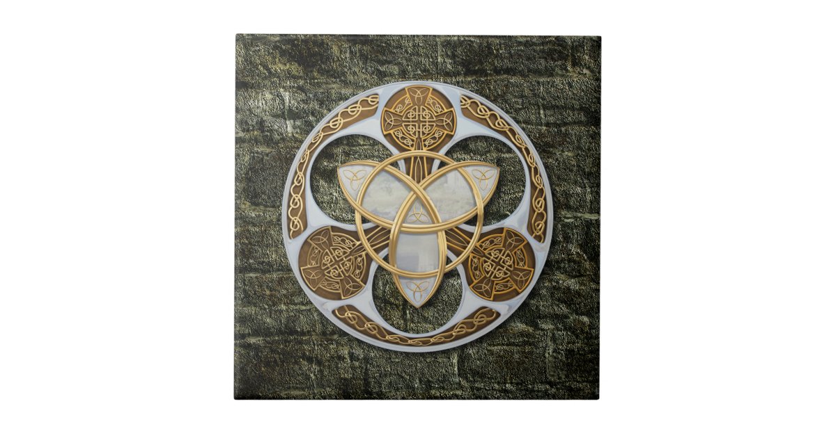 Celtic Shield Tile | Zazzle