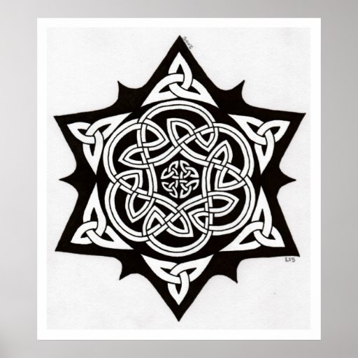 Celtic Sun print | Zazzle
