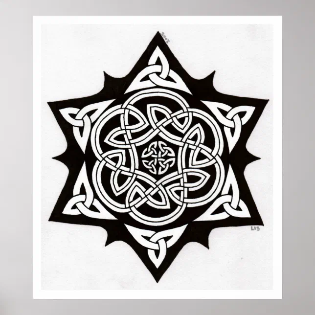 Celtic Sun print | Zazzle