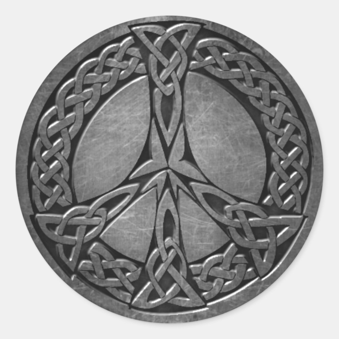 Celtic Symbol 5 Sticker, 3 inch (sheet of 6) Classic Round Sticker | Zazzle