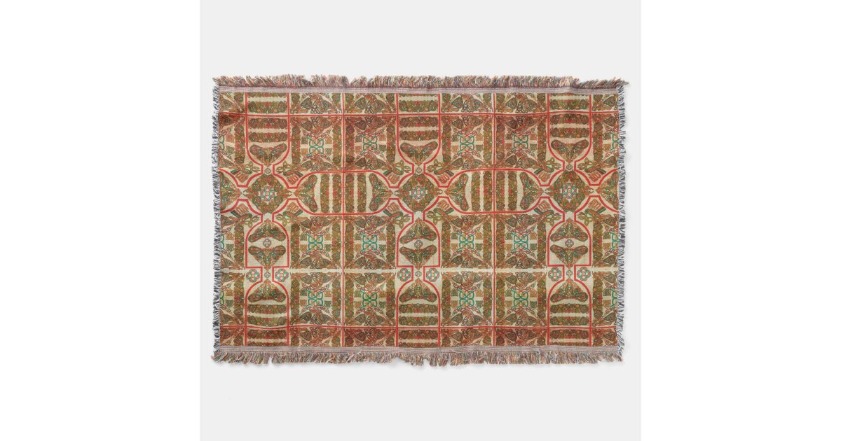 Celtic Symbols Knotwork Throw Blanket | Zazzle