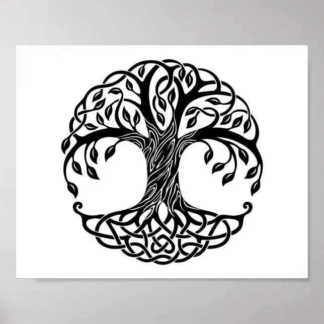 Celtic tree of life poster | Zazzle
