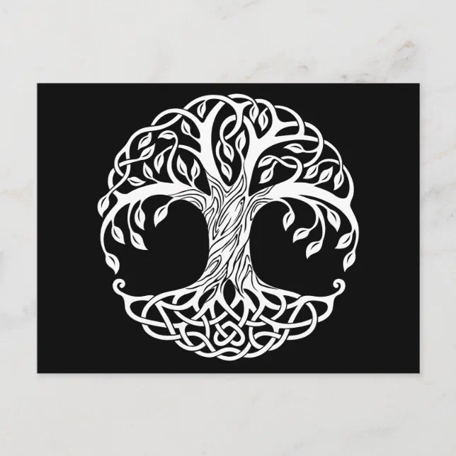 celtic tree postcard | Zazzle
