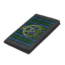Celtic Trinity Knot And Clan MacKay Tartan Trifold Wallet | Zazzle