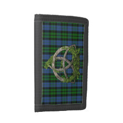 Celtic Trinity Knot And Clan MacKay Tartan Trifold Wallet | Zazzle