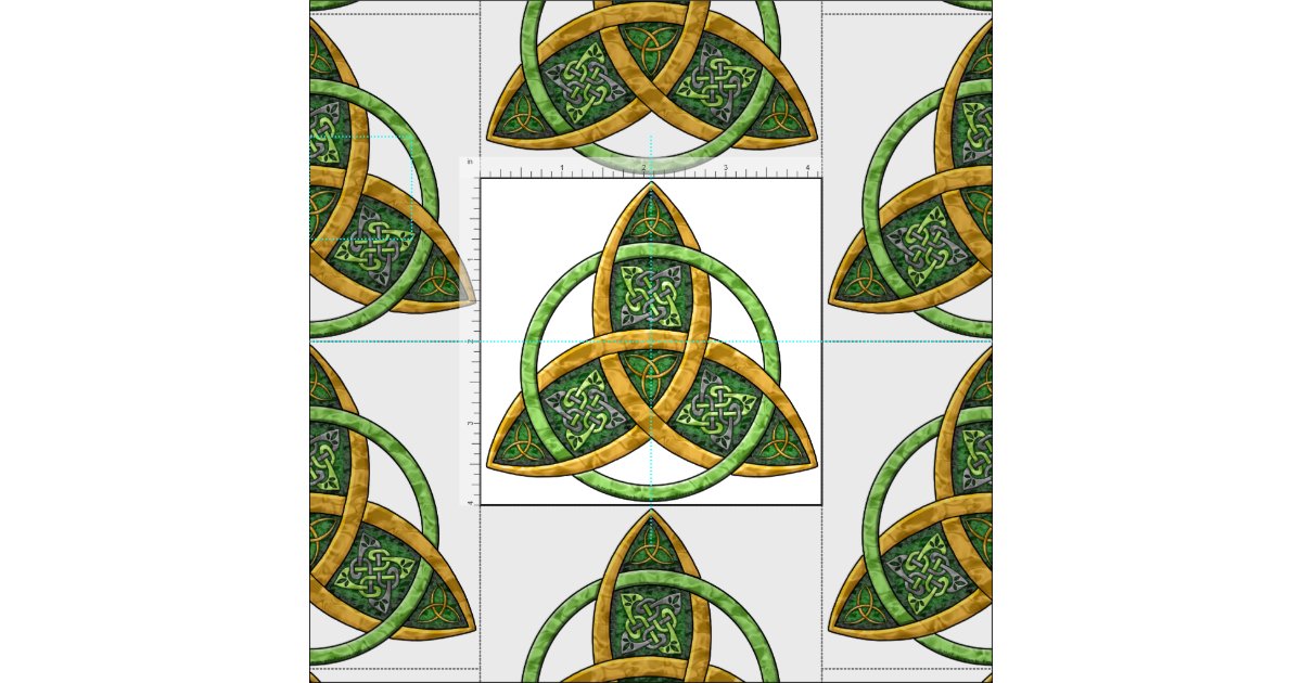 Celtic Trinity Knot Fabric | Zazzle