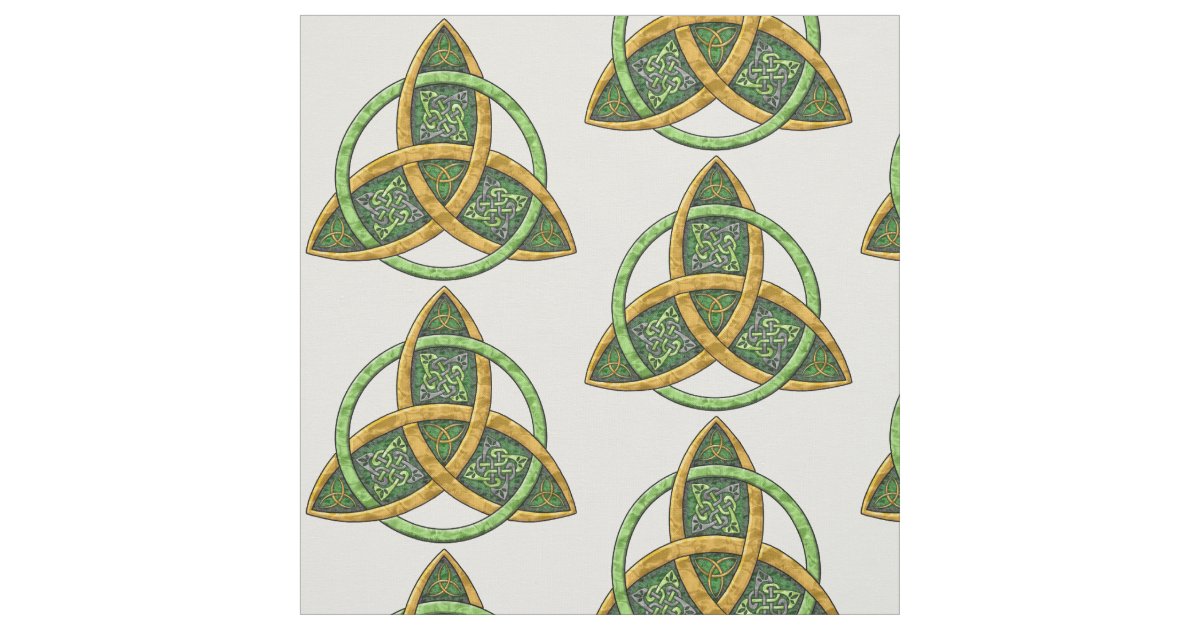 Celtic Trinity Knot Fabric | Zazzle