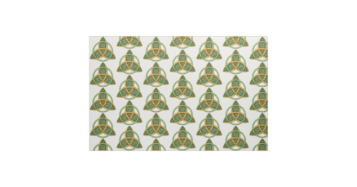 Celtic Trinity Knot Fabric | Zazzle