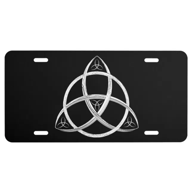 Celtic Trinity Knot License Plate | Zazzle