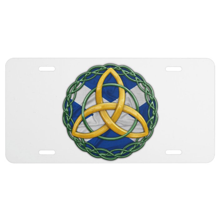 Celtic Trinity Knot License Plate | Zazzle.com