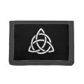 Celtic Trinity Knot Triquetra Symbol Trifold Wallet | Zazzle