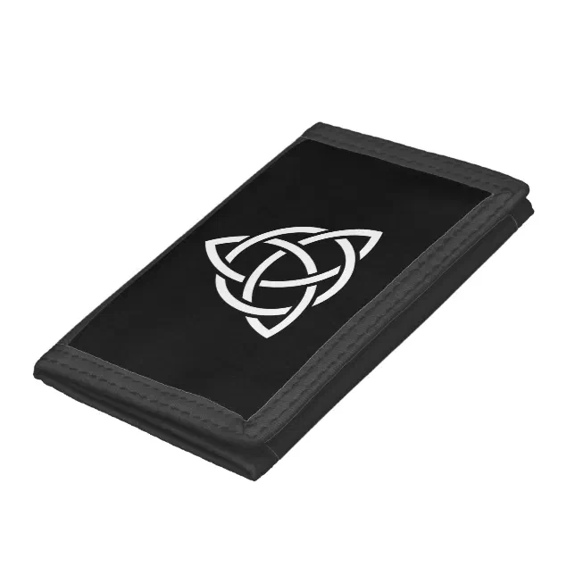 Celtic Trinity Knot Triquetra Symbol Trifold Wallet | Zazzle