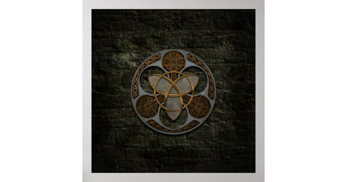 Celtic Trinity Shield Poster | Zazzle
