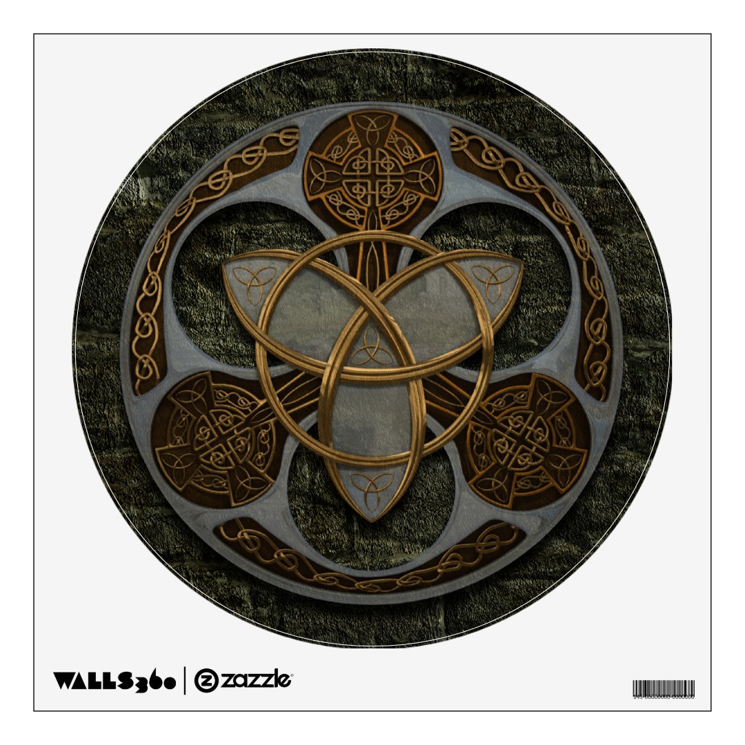 Celtic Trinity Shield Wall Decal | Zazzle
