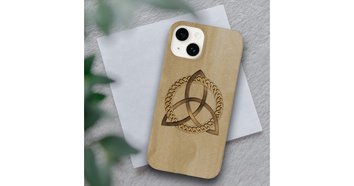Celtic Triquetra Trinity Knot iPhone 14 Case | Zazzle