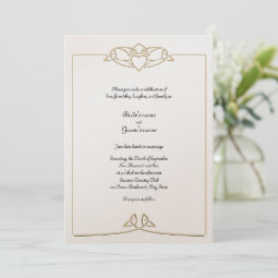 Celtic Wedding Invitation | Zazzle