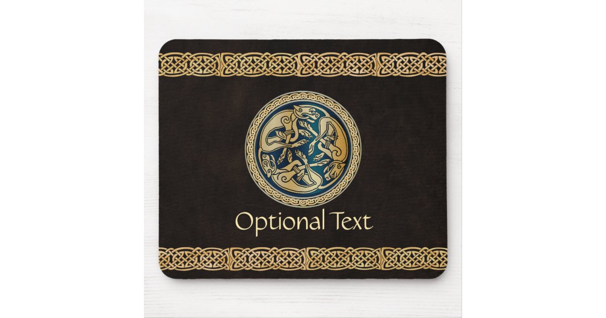 Celtic Wolf Knotwork Triad Mouse Pad | Zazzle