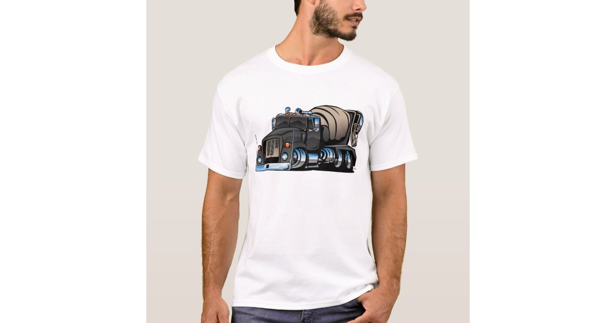 Cement Mixer Truck T-Shirt | Zazzle