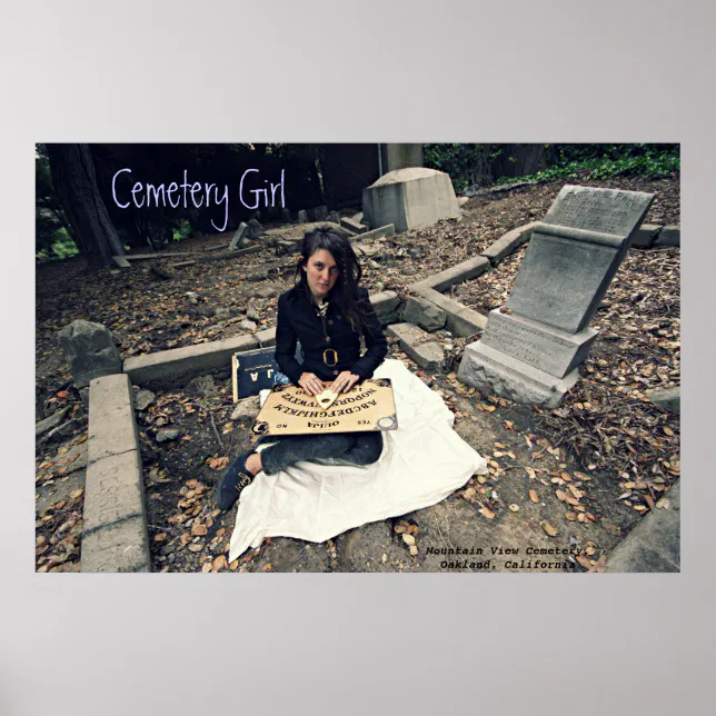 Cemetery Girl Poster | Zazzle