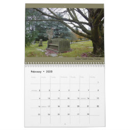 Cemetery Scenes Calendar | Zazzle
