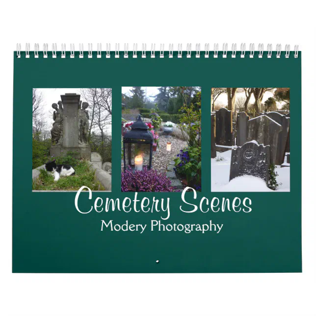 Cemetery Scenes Calendar | Zazzle