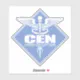 CEN (Certified Emergency Nurse) diamond Sticker | Zazzle