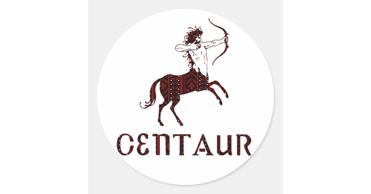 Centaur Classic Round Sticker | Zazzle