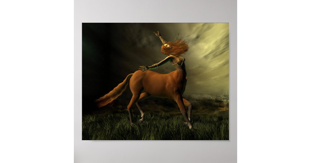 Centaur in the Storm Poster | Zazzle