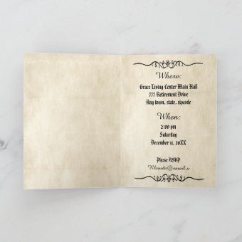 Centenarian 100th Birthday Antique Storybook Page Invitation | Zazzle