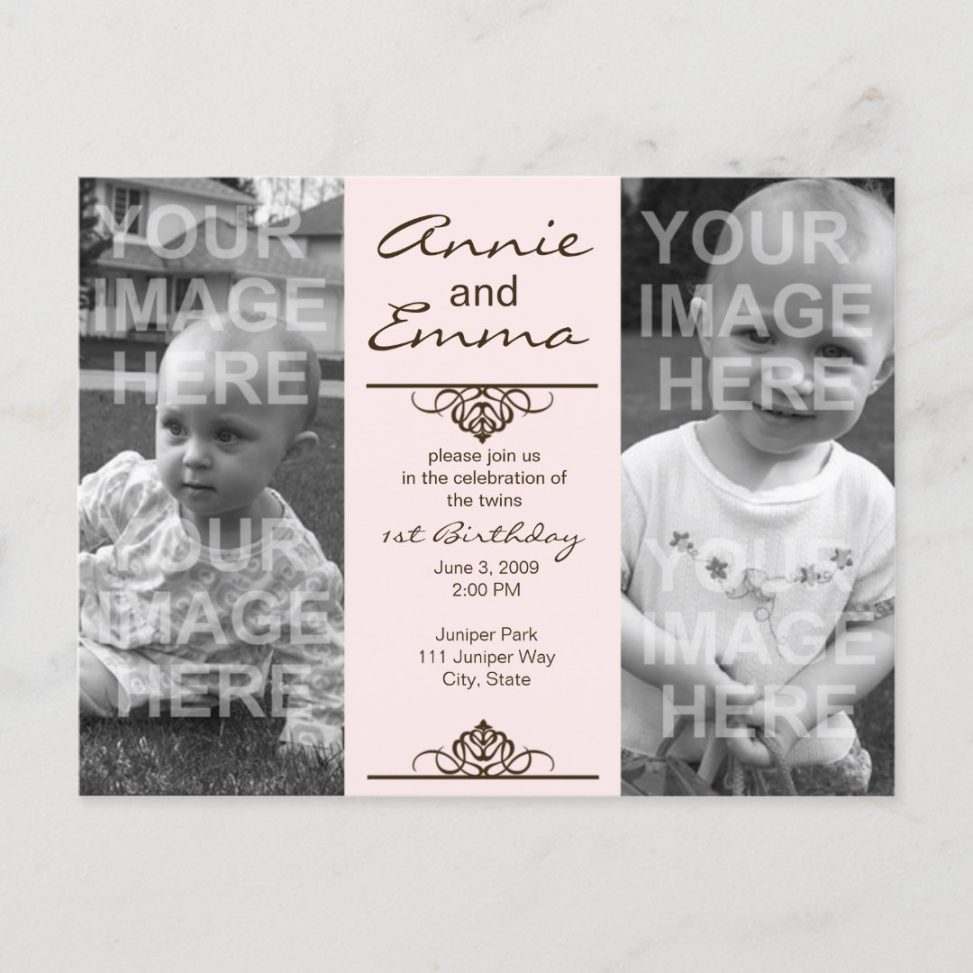 Center Stage Invitation Postcard | Zazzle