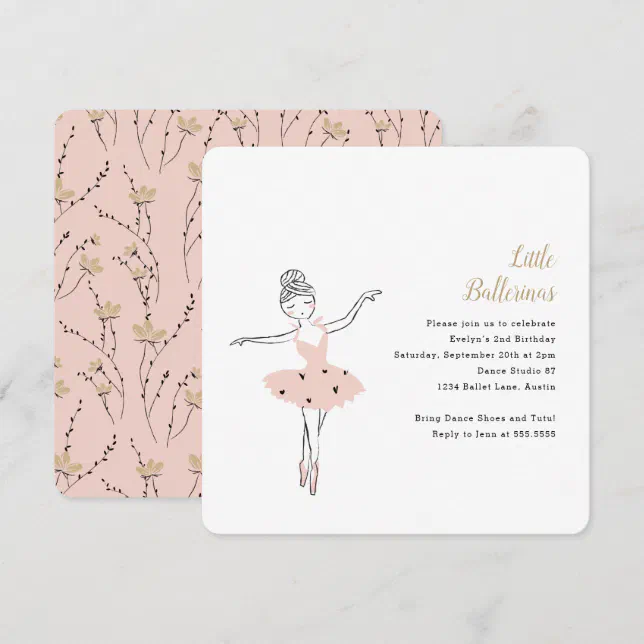 Center Stage Kids Birthday Party Invitation | Zazzle