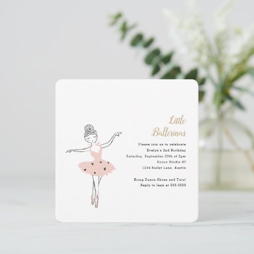 Center Stage Kids Birthday Party Invitation | Zazzle