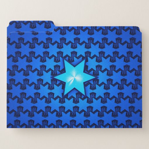 Center Star File Folder | Zazzle