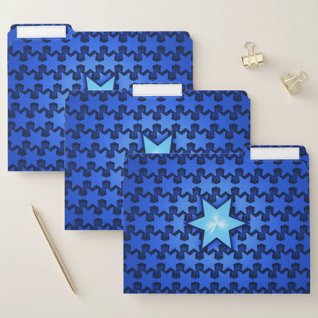 Center Star File Folder | Zazzle
