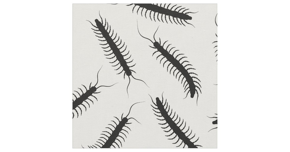 Centipedes Fabric | Zazzle