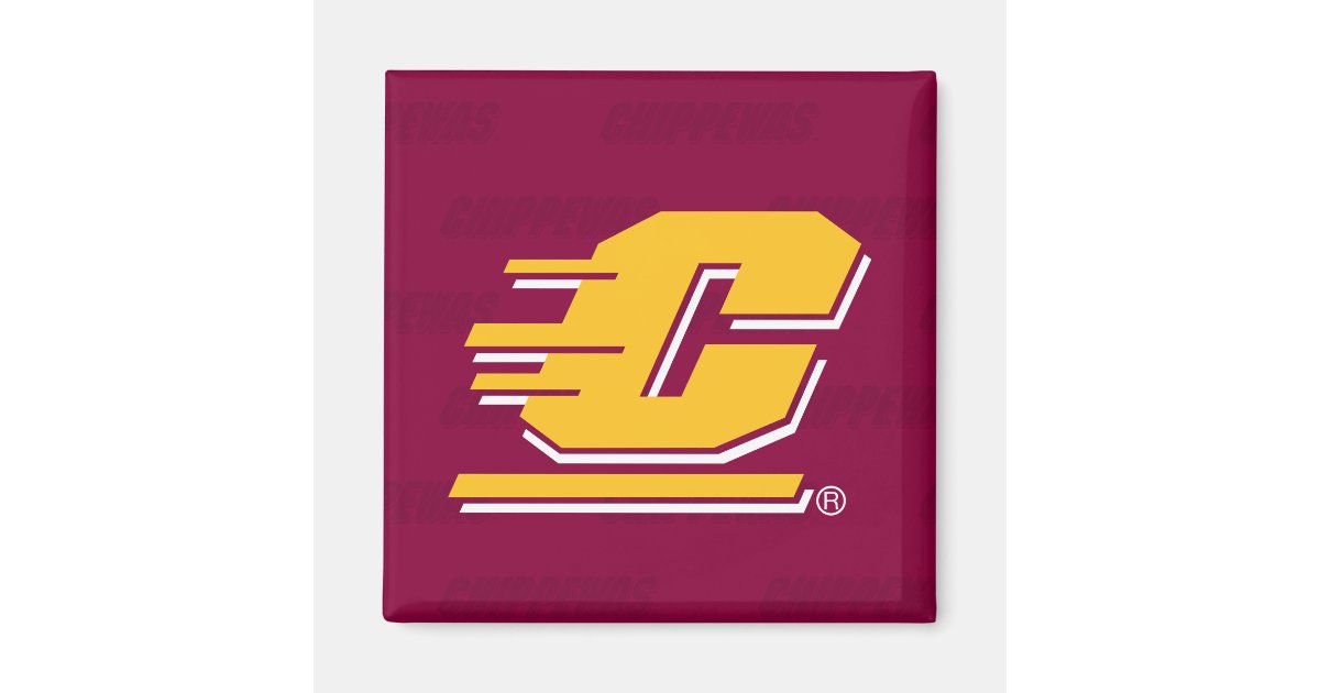 Central Michigan Logo Watermark Magnet | Zazzle