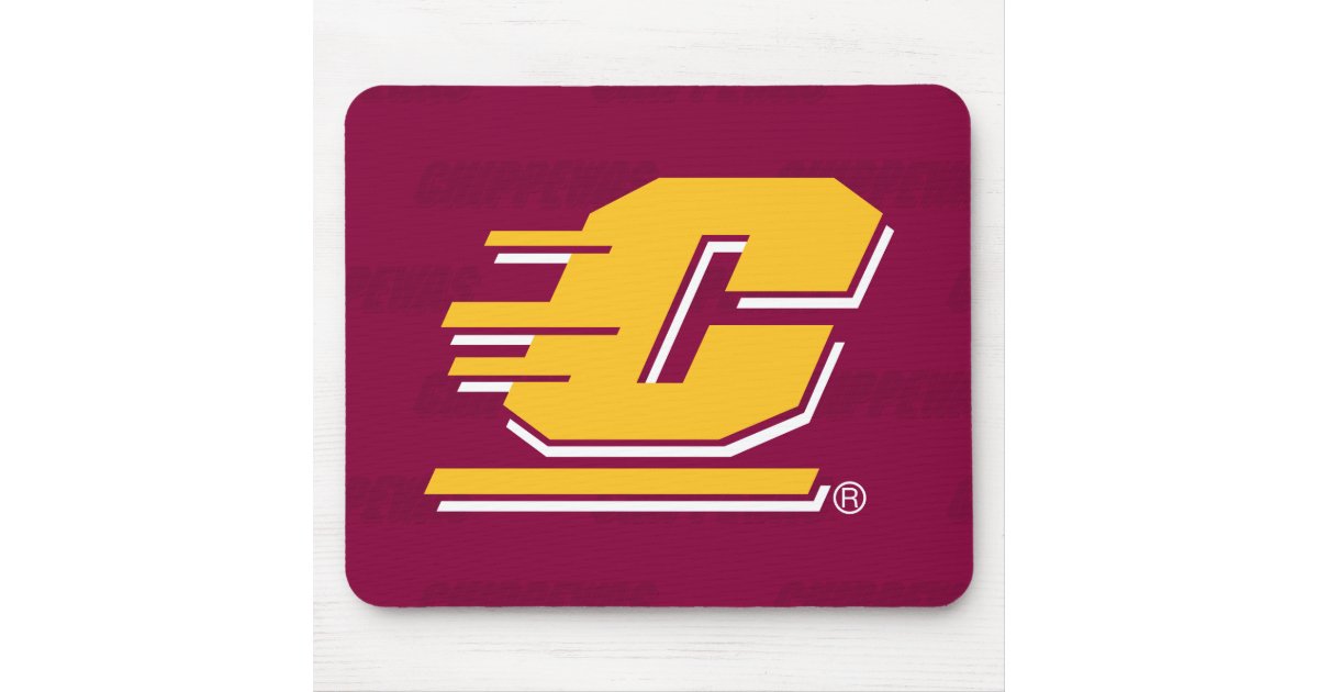 Central Michigan Logo Watermark Mouse Pad | Zazzle