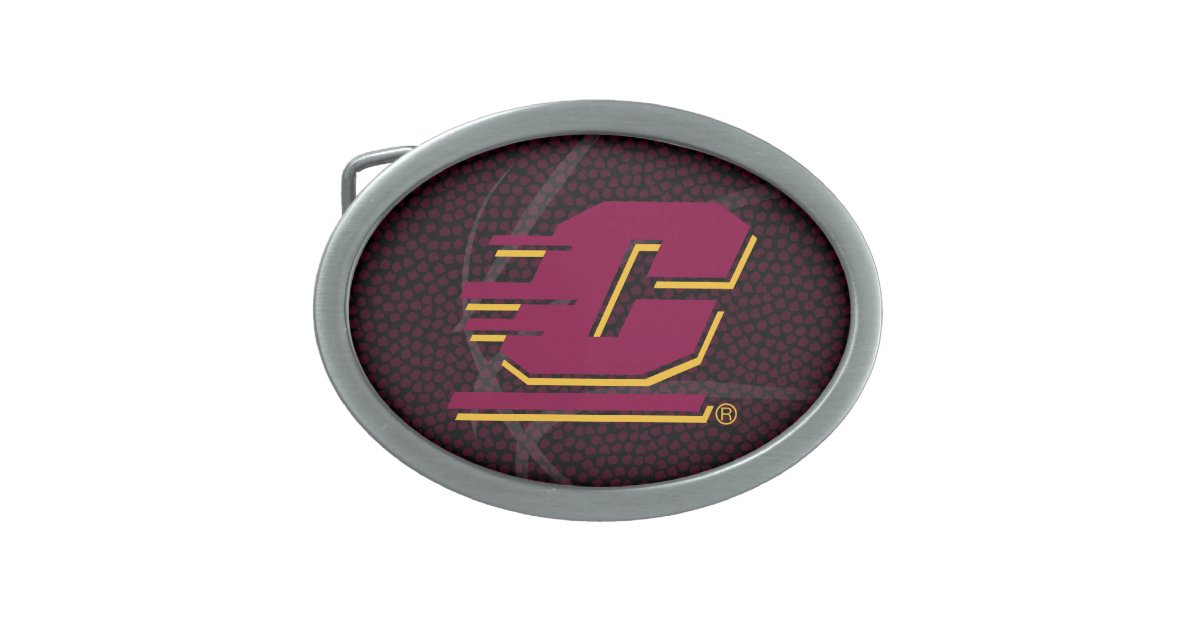 Central Michigan State Basketball Belt Buckle | Zazzle