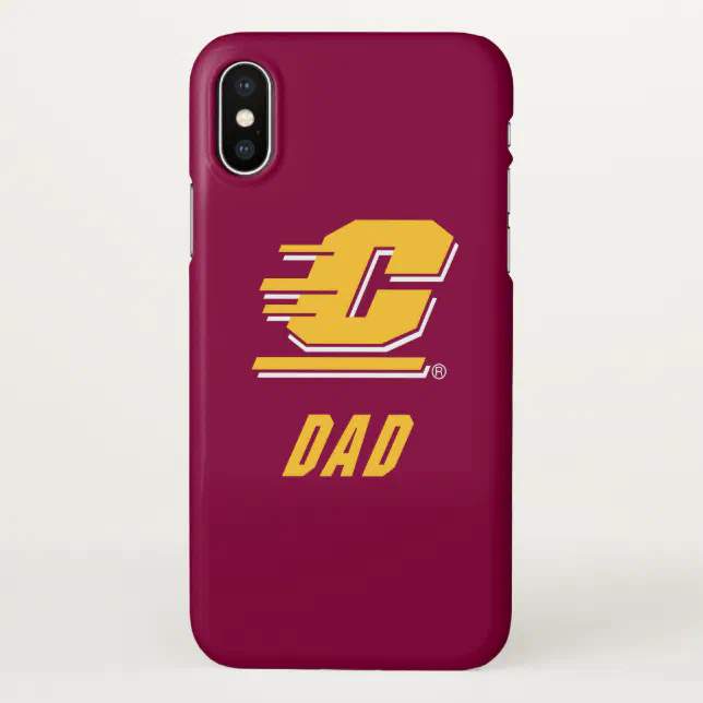 Central Michigan University Dad iPhone Case | Zazzle
