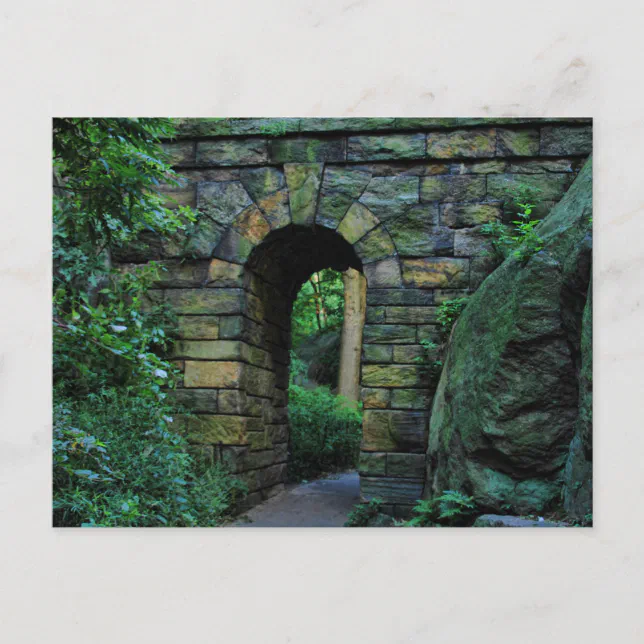 Central Park: Ramble Stone Arch Postcard | Zazzle
