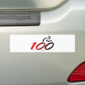 Century bike ride bumper sticker | Zazzle