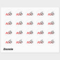 Century bike ride classic round sticker | Zazzle