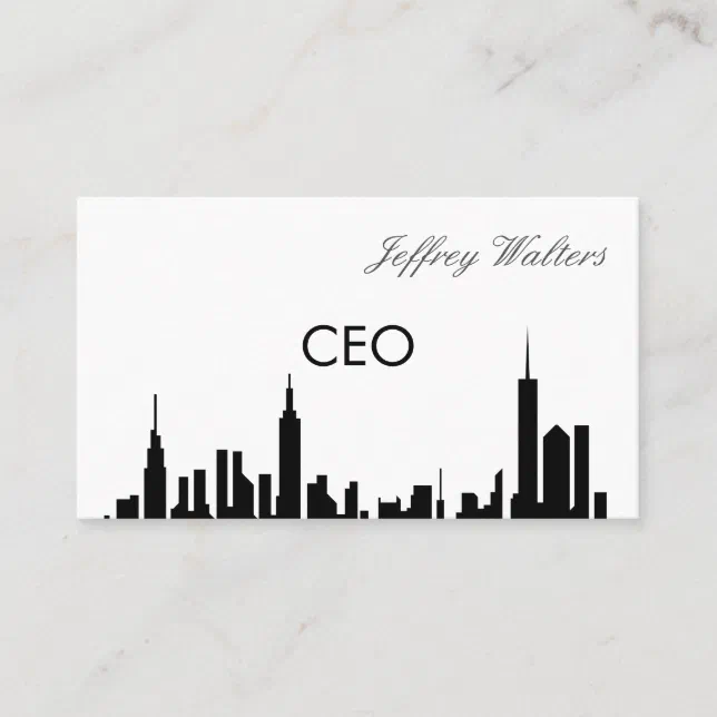 CEO | Professional Business Card | Zazzle