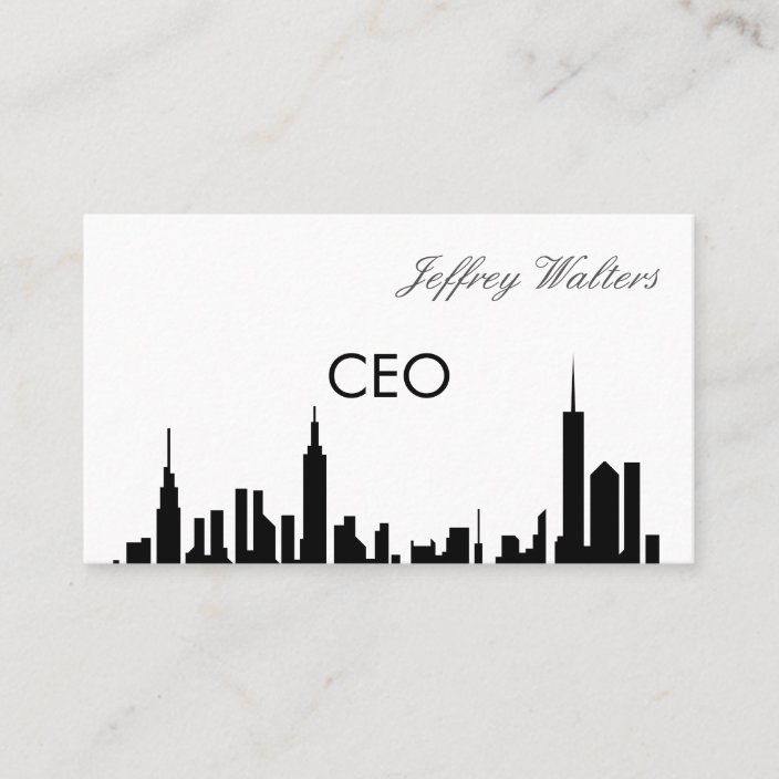 CEO | Professional Business Card | Zazzle.com
