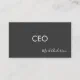CEO | Signature Series Business Card | Zazzle
